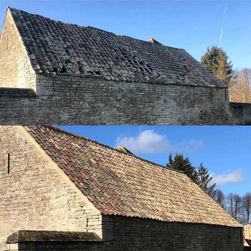 Reclaimed Pantiles Lowick | Heritage Roofing Services