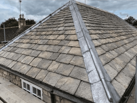 What are lead hips and ridges? | Heritage Roofing Services